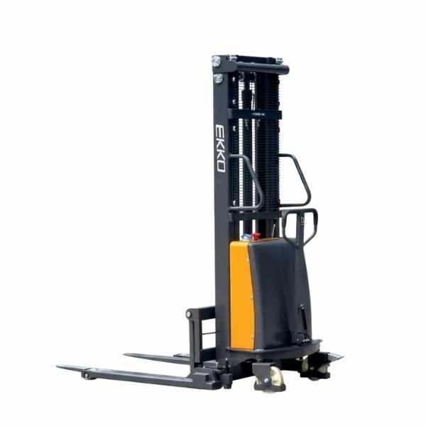 EKKO EA15B Semi-Electric Straddle Stacker | USA Granite Tools